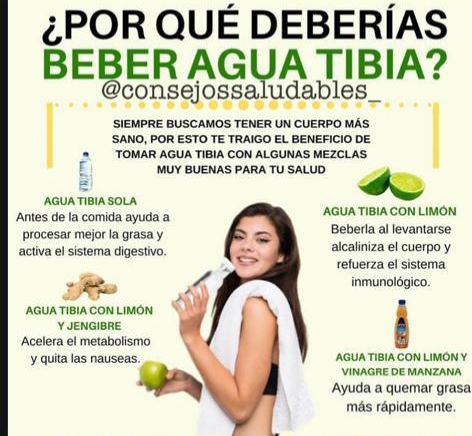 Agua tibia, ¡10 beneficio que nos ofrese al tomarla más a menudo!