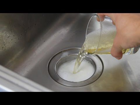 Truco para destapar o combatir el mal olor de una tubería atascada sin ...